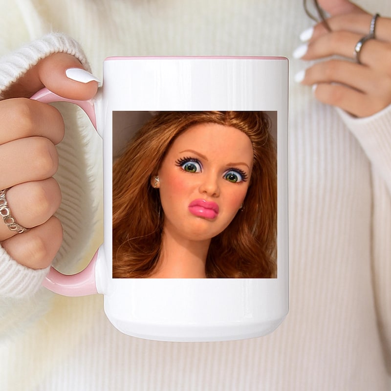 Disgusted Barbie Face Png - Etsy