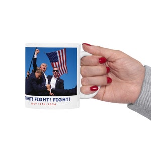Trump Assassination Attempt Mugs, Pennsylvania Rally Shooting, PA Rally ...