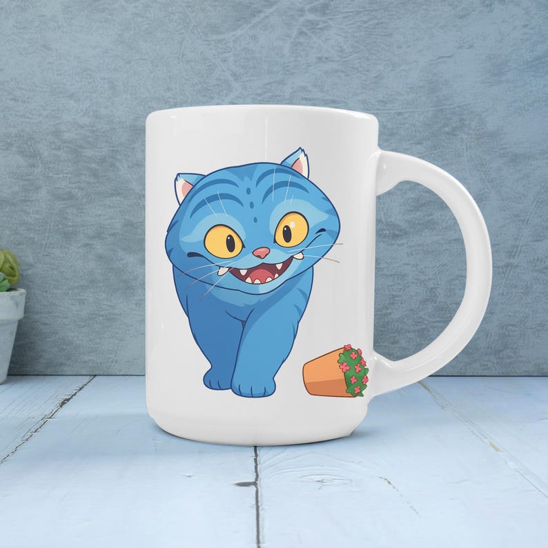 Derpy Tiger Mug | Kpop Demon Hunters Inspired Mug | Cute Tiger K-drama ...