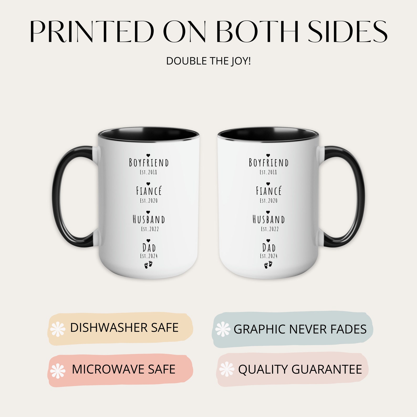 Soon Rich Mug, Funny Motivational Coffee Cup, Minimalist Accent Mugs ...