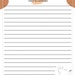 Brown Printable Stationery Template| Letter Writing Paper|lined ...