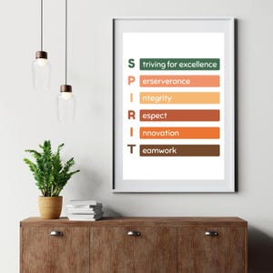 Spirit Poster Classroom Printable Wall Art, Office Decor, Classroom ...