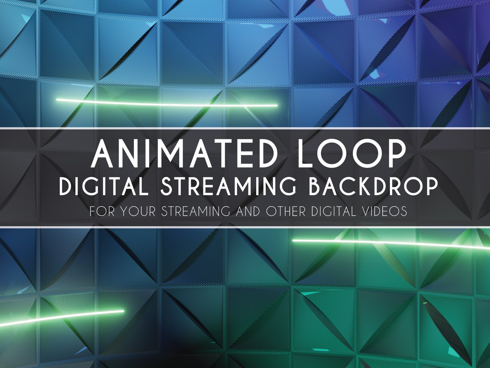 3pk Animated Digital Backdrops | 3 Pack Streaming Backgrounds | 3 ...