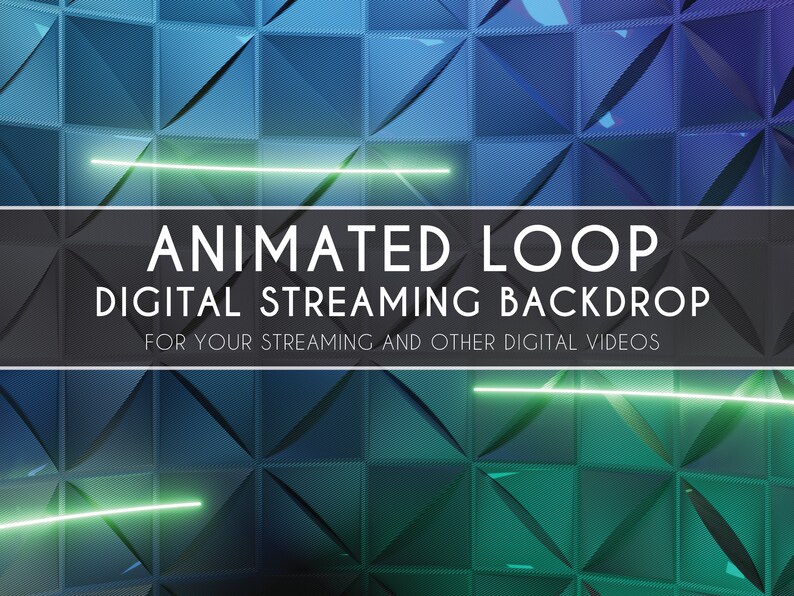 3pk Animated Digital Backdrops | 3 Pack Streaming Backgrounds | 3 ...