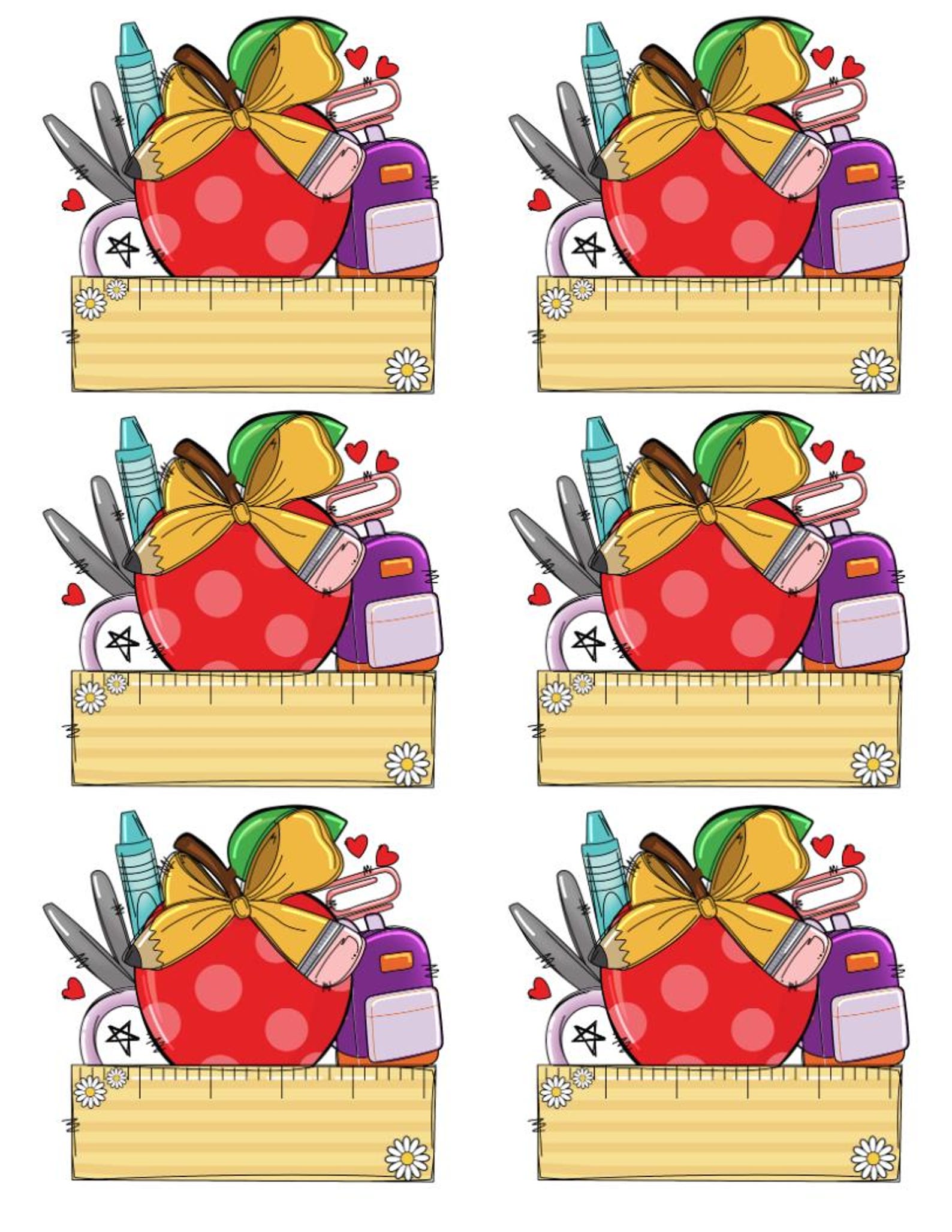 Personalized Name Labels - Ideal for Back to School Students and ...