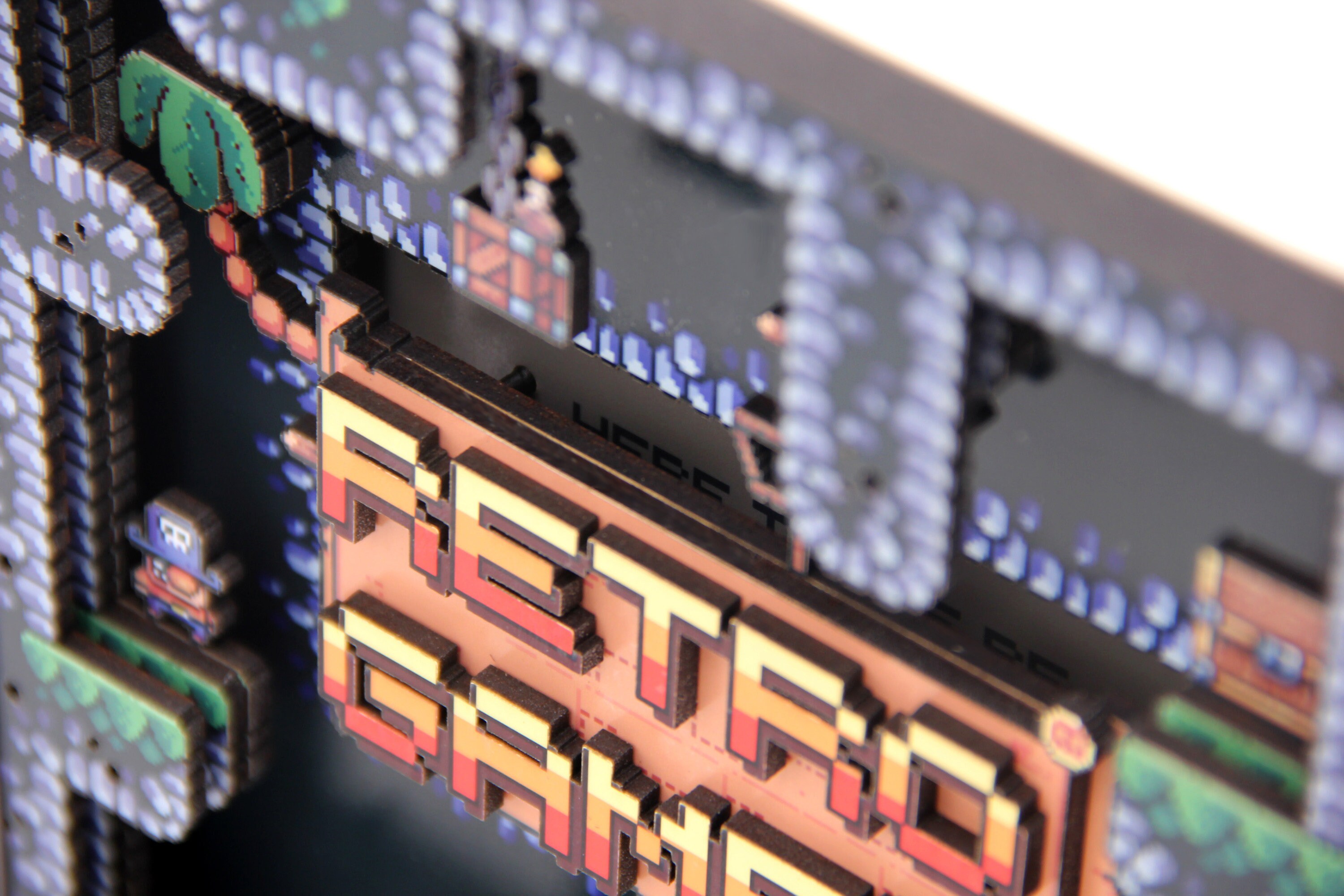 3D Gamer Cave 16bit Pixel Art Customisable Shadow Box - Etsy Australia
