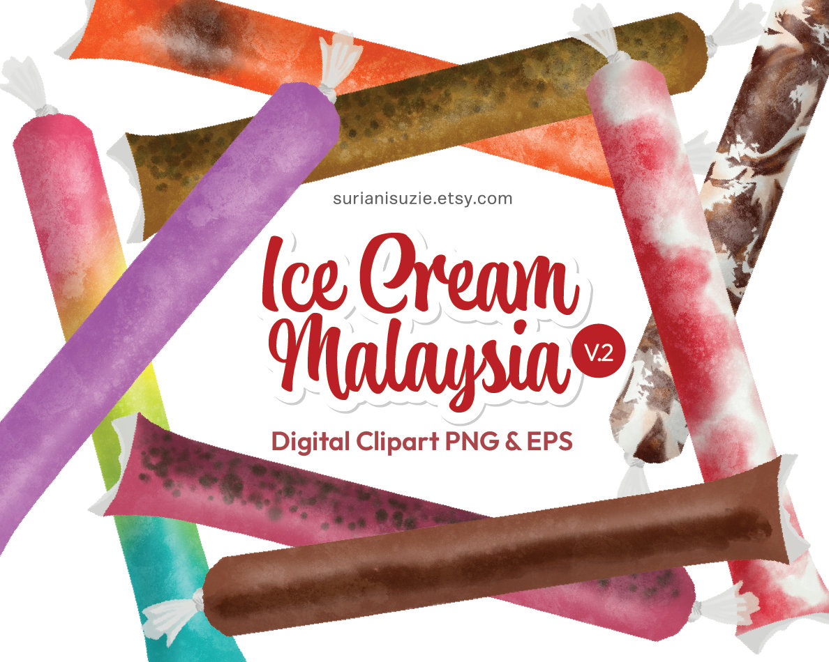 Ice Cream Malaysia Clipart V.2, PNG, EPS, Vector Graphics for ...