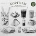 Kopitiam Breakfast Clipart, Singaporean, Malaysian, Brunei PNG, EPS ...