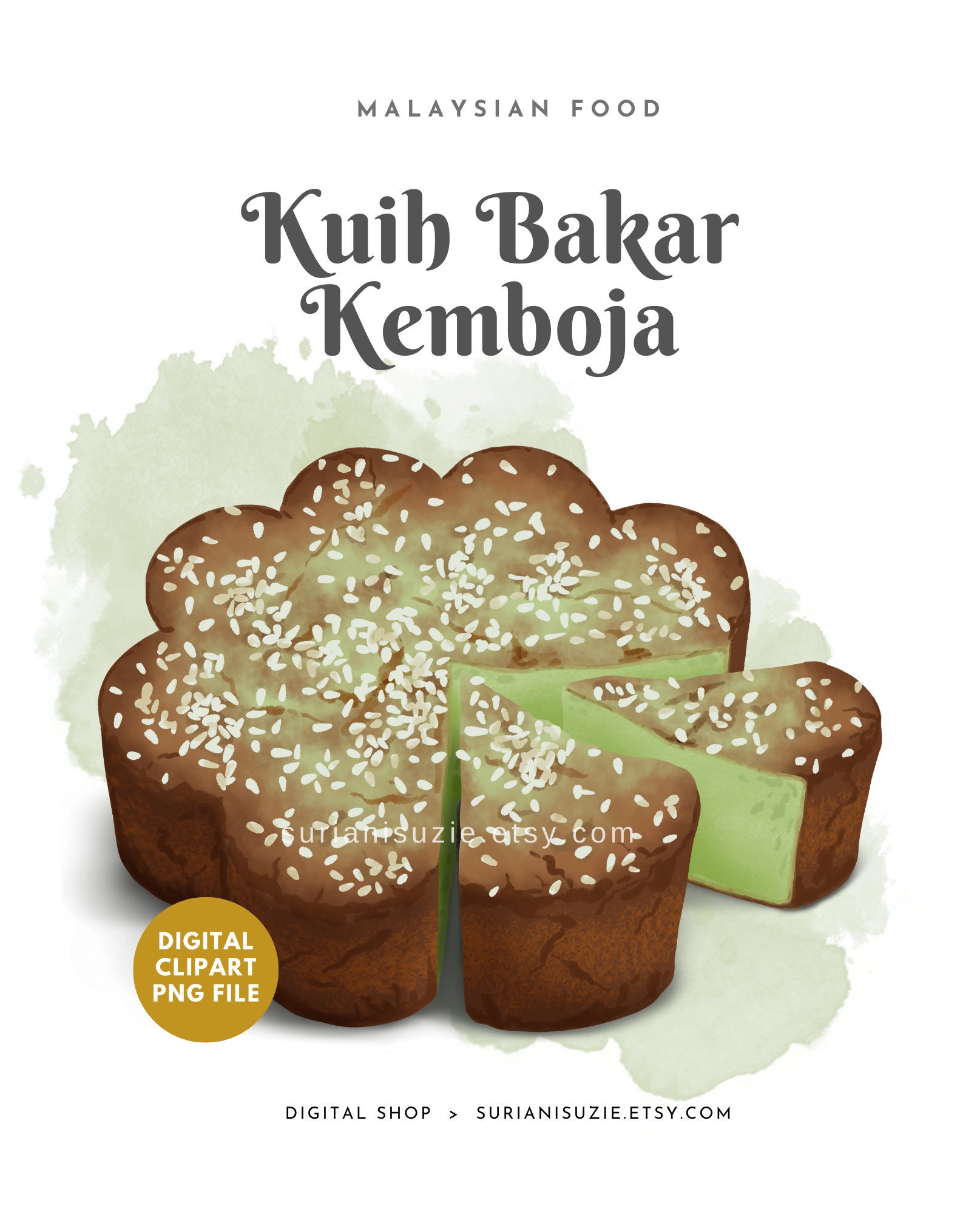 Kuih Traditional Malaysian Food Clipart, PNG, EPS Vector Graphics ...