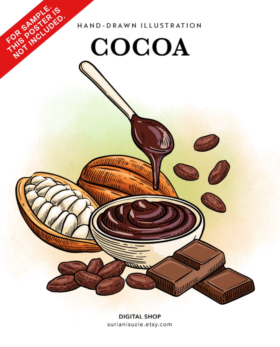 Cocoa Cliparts, PNG, SVG, EPS Vector Graphics, Chocolate Clip Art, Hand ...