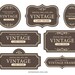 Vintage Label Frame Digital PNG, Planner, Journal, Scrapbook, Goodnotes ...