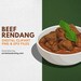 Rendang and Serunding Food Clipart: Malaysian Digital Illustration (PNG ...