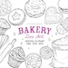 Bakery Line Art Clipart: Hand-drawn Vector Graphics (PNG, SVG, EPS) - Etsy
