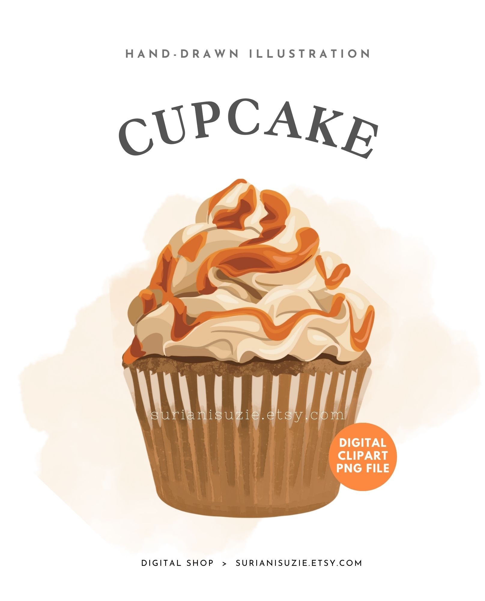 Cupcakes Clipart PNG and EPS Vector Graphics, Sweet Bites Sticker Clip ...