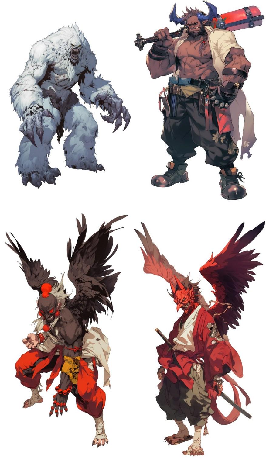 Demon 50 Illustrations (transparent PNG) - Etsy