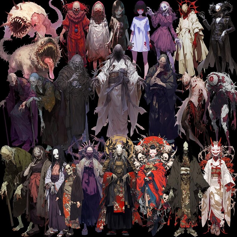 Apparition 50 Illustrations (transparent PNG) - Etsy