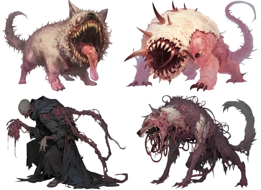 Apparition 50 Illustrations (transparent PNG) - Etsy