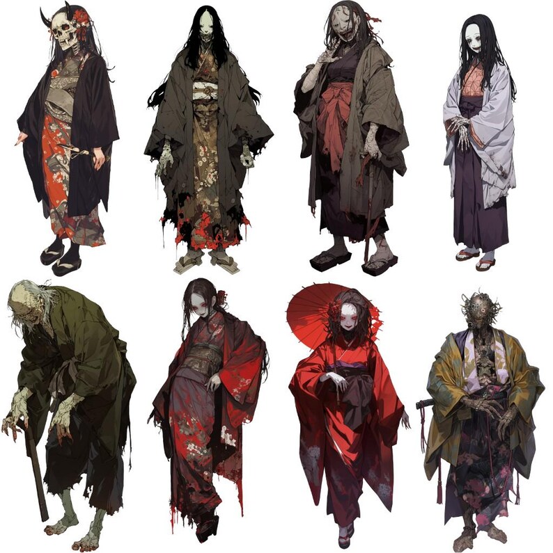 Apparition 50 Illustrations (transparent PNG) - Etsy
