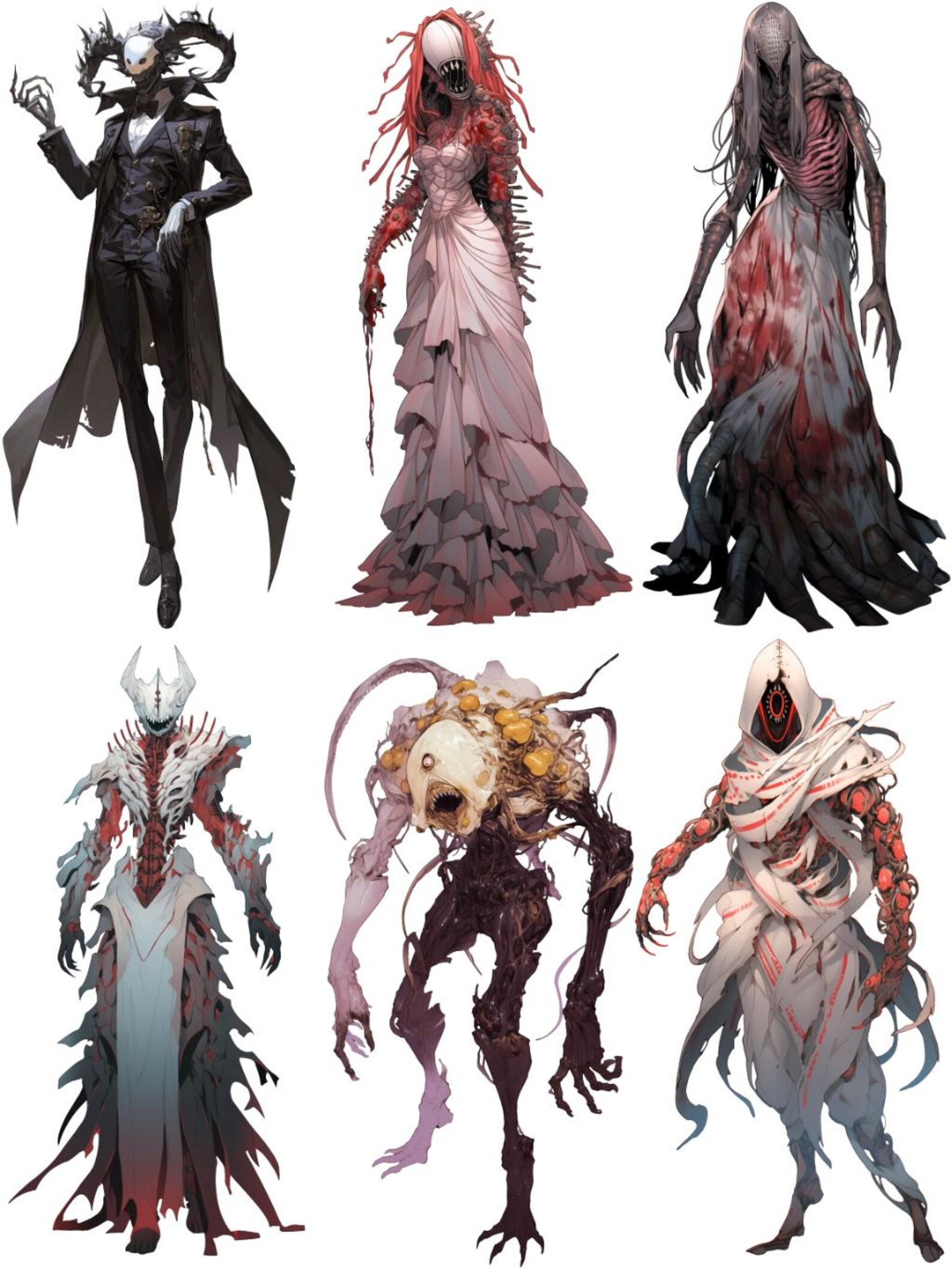 Apparition 50 Illustrations (transparent PNG) - Etsy