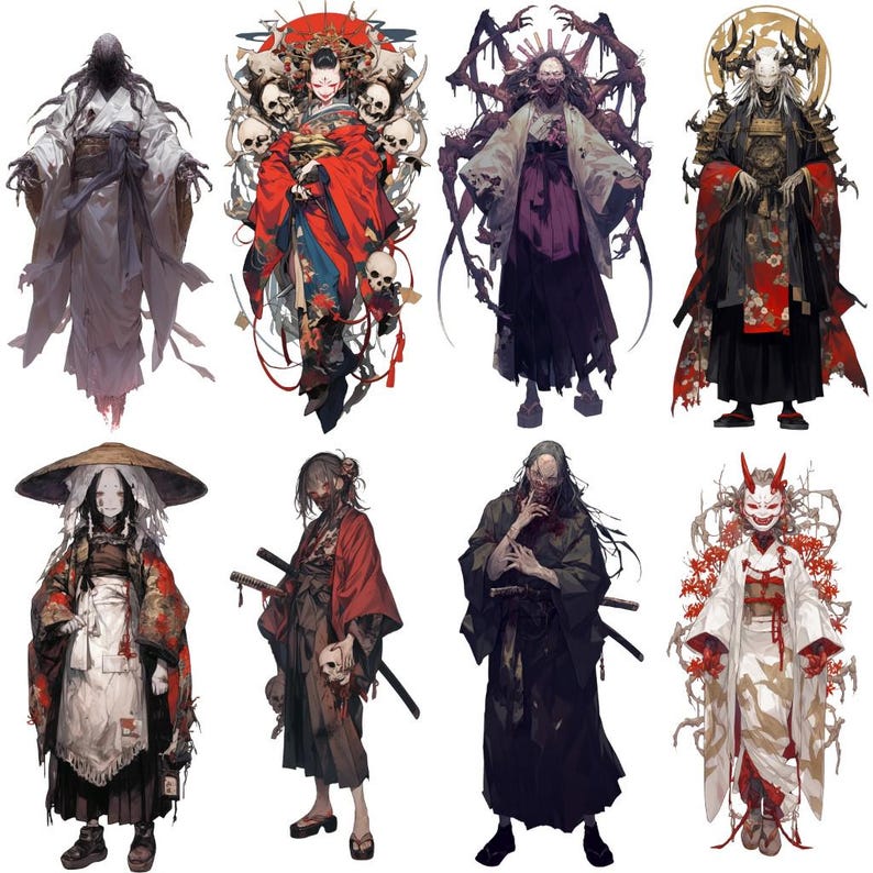 Apparition 50 Illustrations (transparent PNG) - Etsy