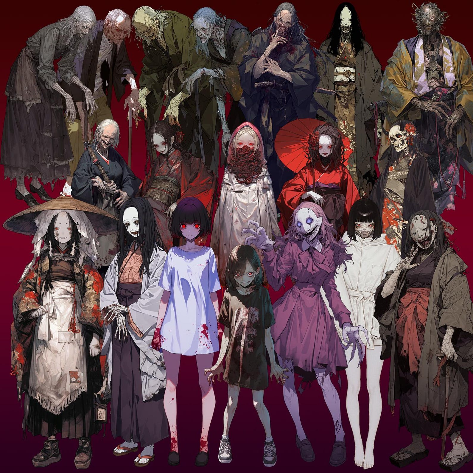 Apparition 50 Illustrations (transparent PNG) - Etsy