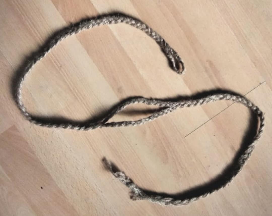 Belaric Style Sling Made From 12 Cords of Braided Jute, With a Split ...