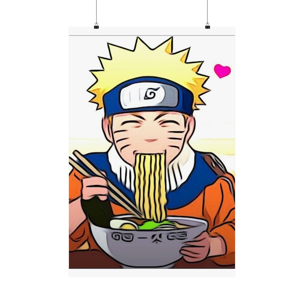 Naruto Ramen Poster - Etsy