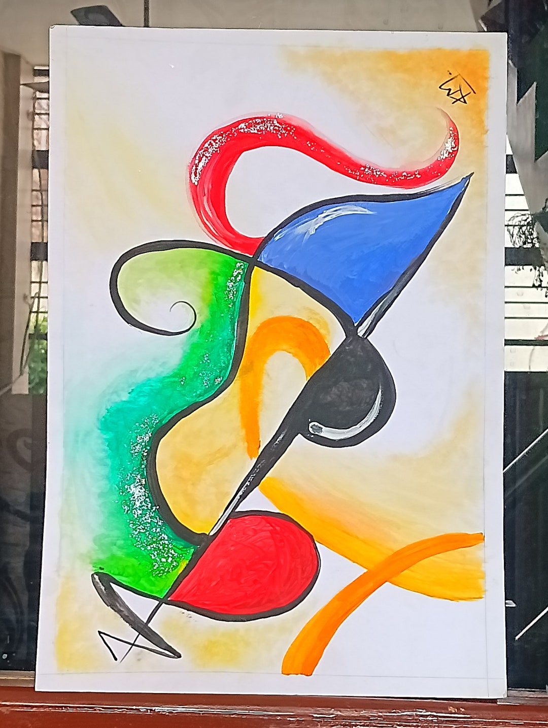 Musical Instruments Handmade Painting - Etsy