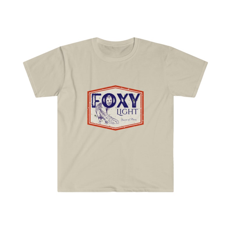 Foxy Light Vintage Style Beer Logo Graphic Tee | Boho Tshirt Beer Shirt ...