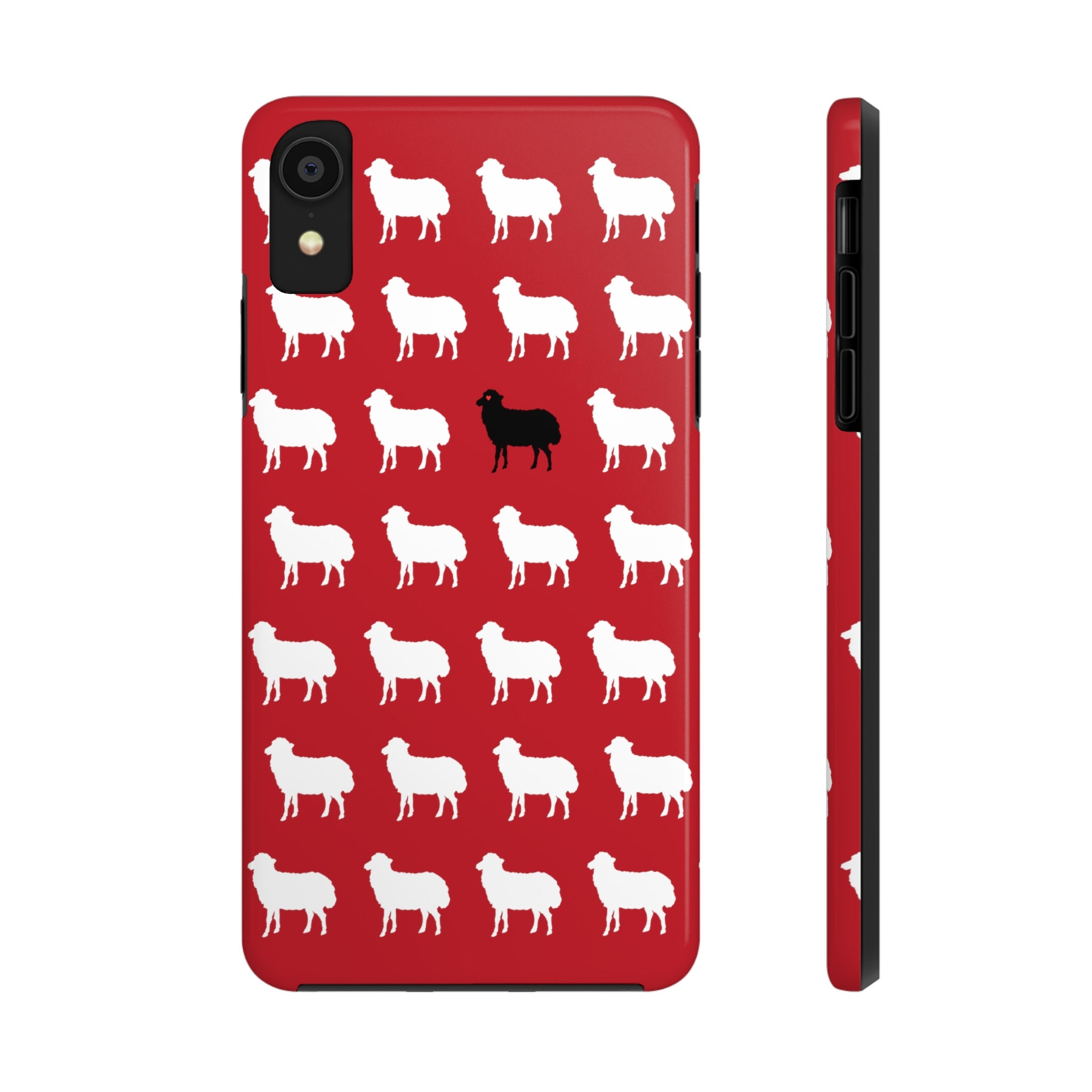 Princess Diana Inspired Black Sheep Pattern iPhone Phone Cases ...