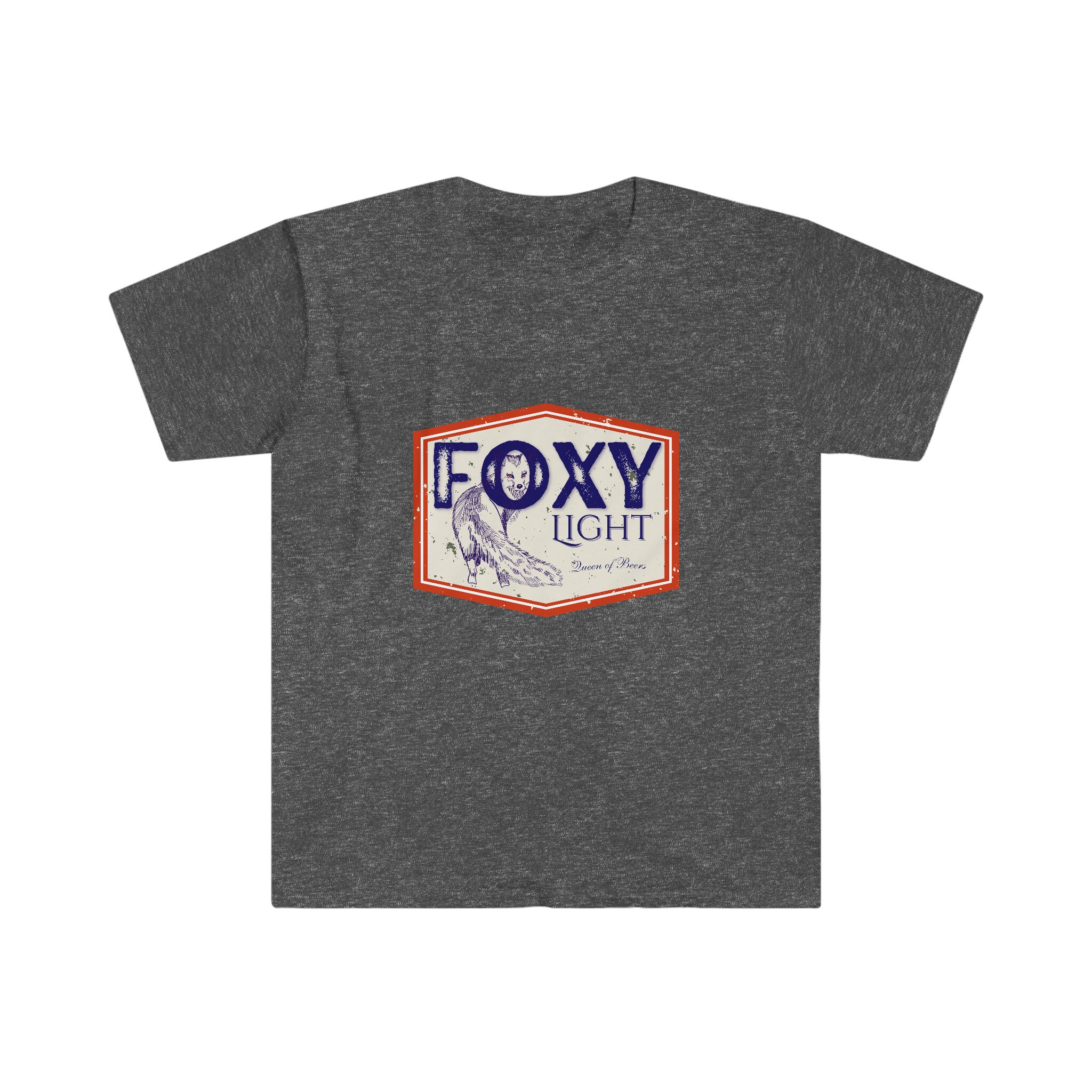 Foxy Light Vintage Style Beer Logo Graphic Tee | Boho Tshirt Beer Shirt ...