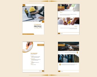 Interior Design Company Profile Canva Presentation Template Services ...