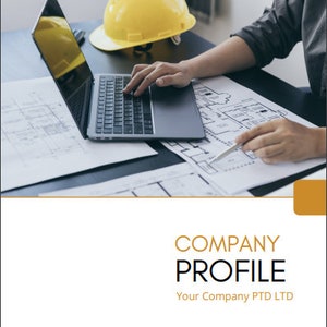 Simple Company Profile Template - Etsy