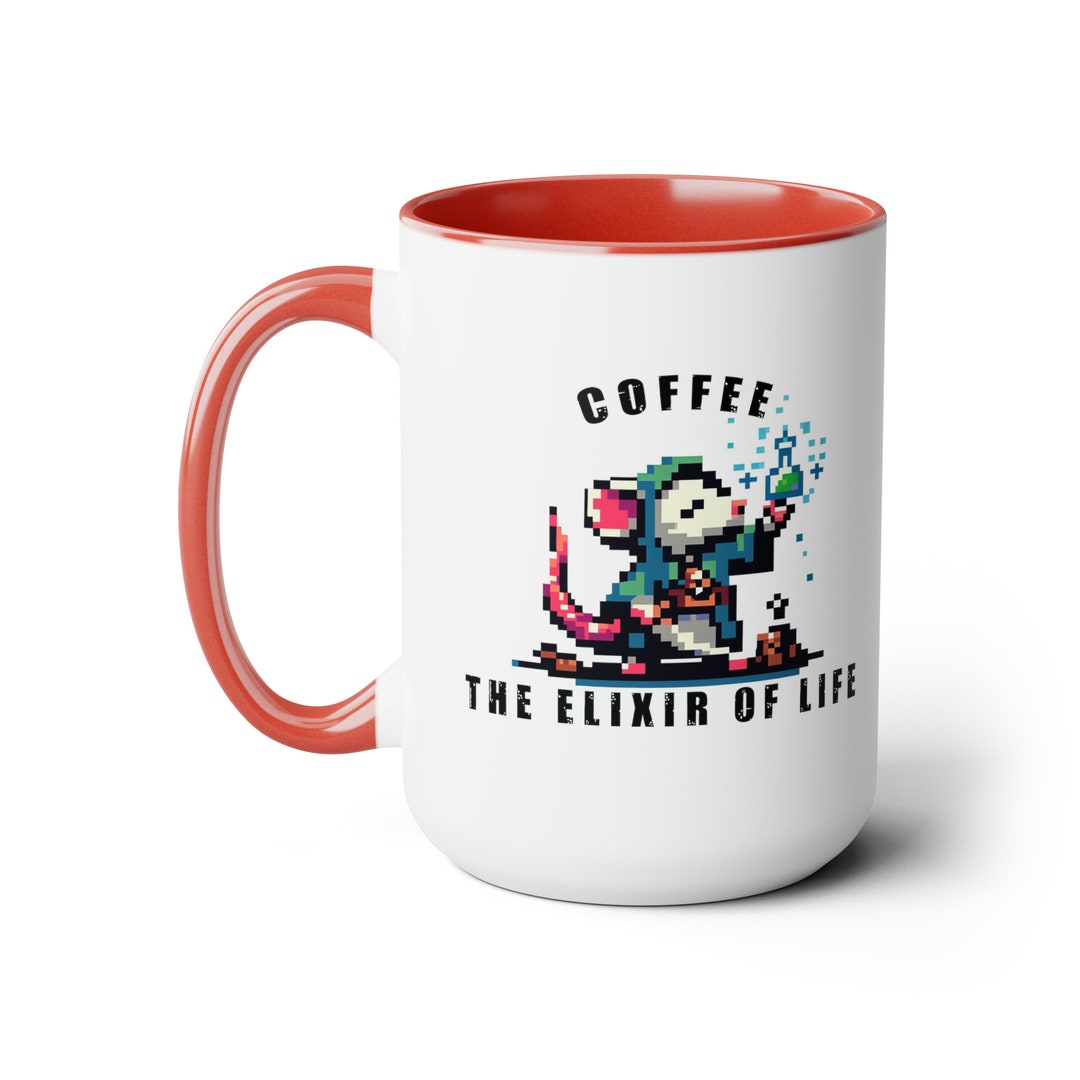 Coffee the Elixir of Life 8-bit Magic Mouse, 8-bit Brew Collection, Two ...