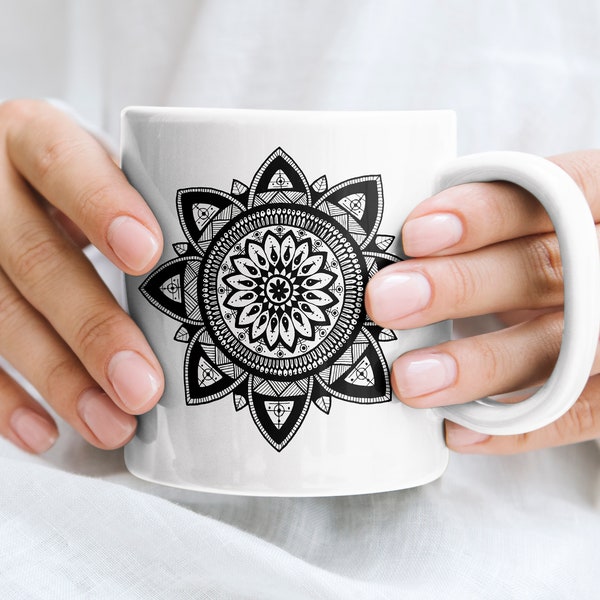 Mandala Mug - Etsy