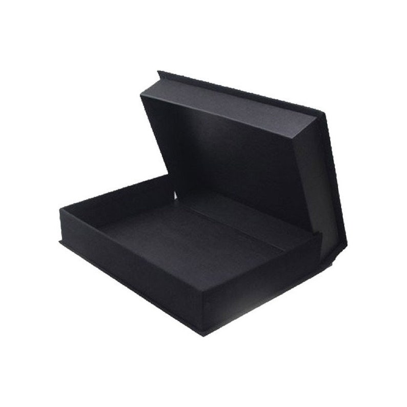 Archival Box A2 A3 A4 Size Artwork Storage Box Black Document Storage ...