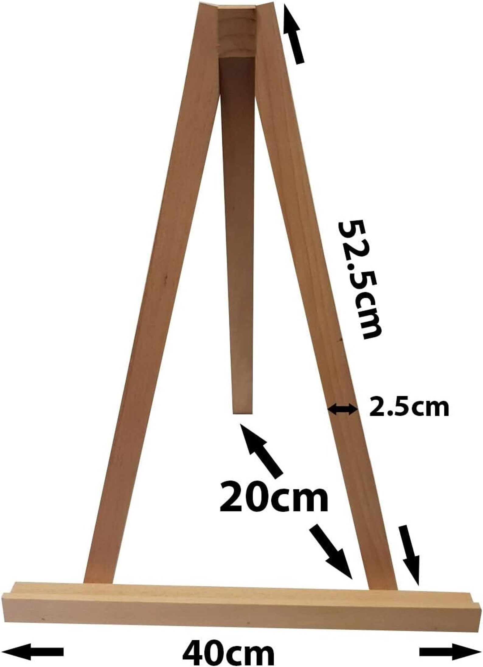 Heavy Duty Wood Table Top Easel 50 CM Greco Tripod Easel A1 Display ...
