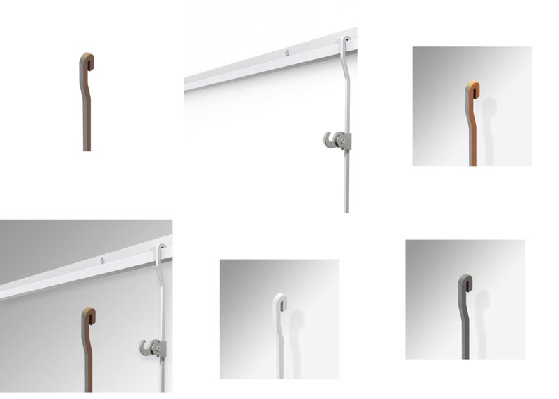 Picture Hanging Rods 4MM Heavy Duty Picture Hanging Rod for J Rail ...