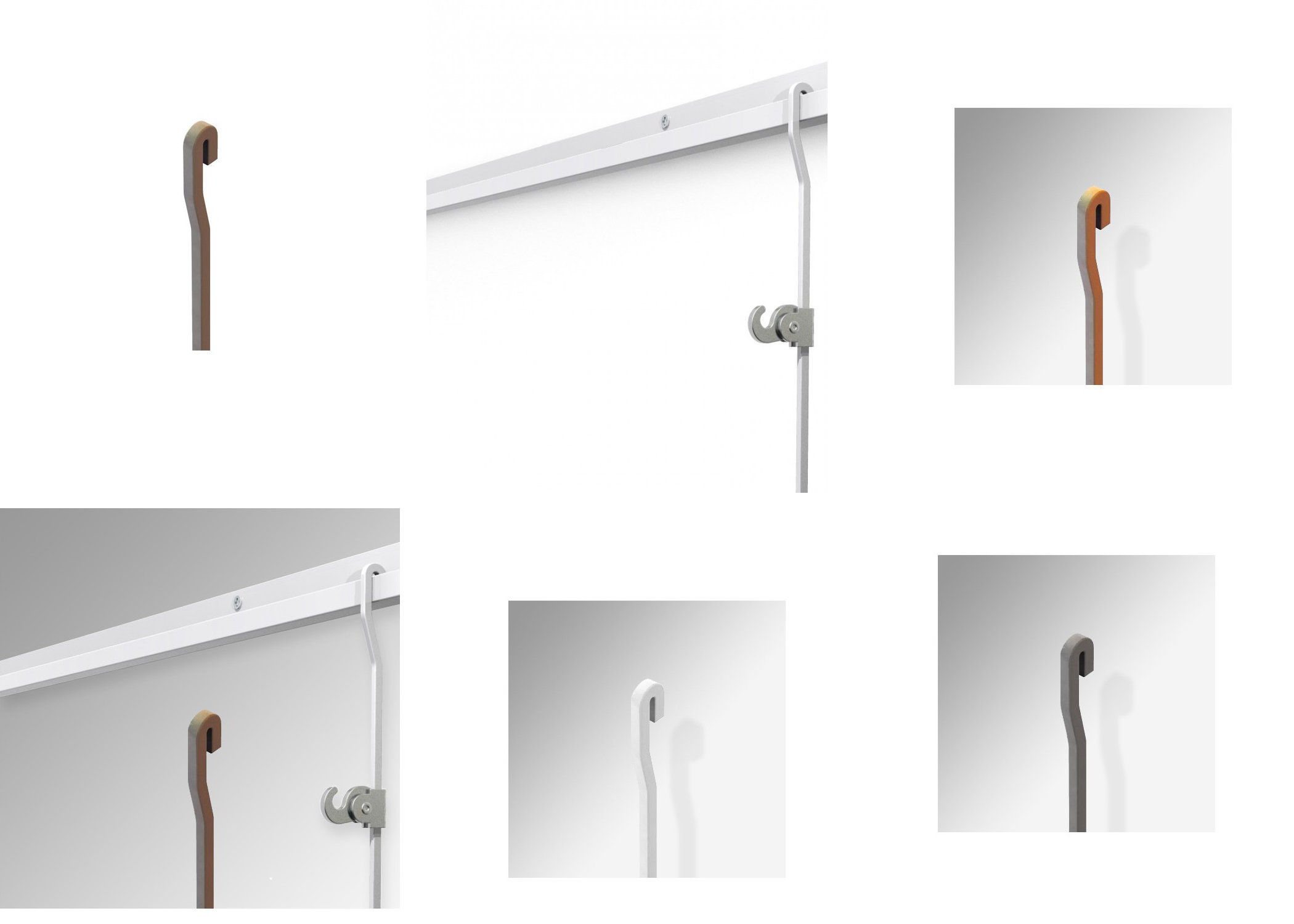 Picture Hanging Rods 4MM Heavy Duty Picture Hanging Rod for J Rail ...