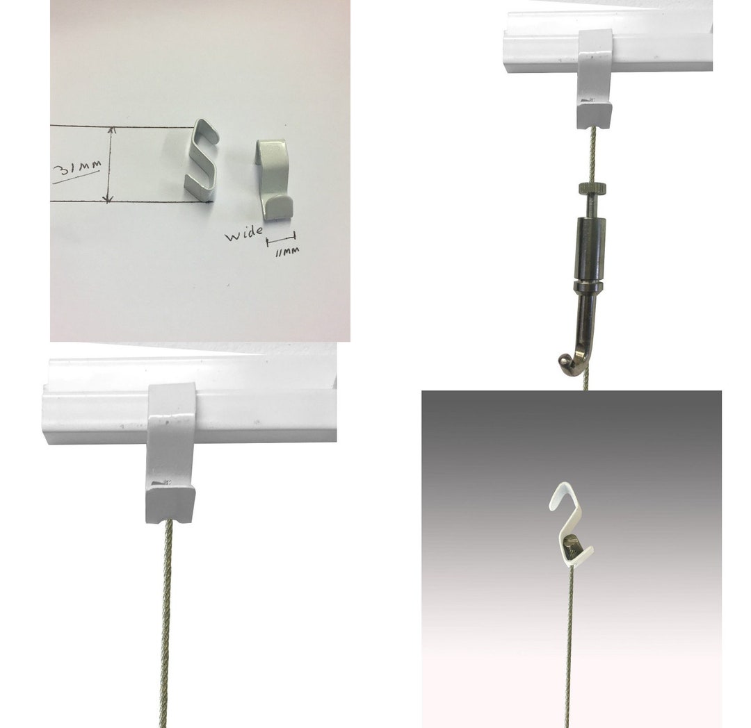 Picture Rail S Hook Anchor Made Very Easy to Hang Pictures on J-rail ...