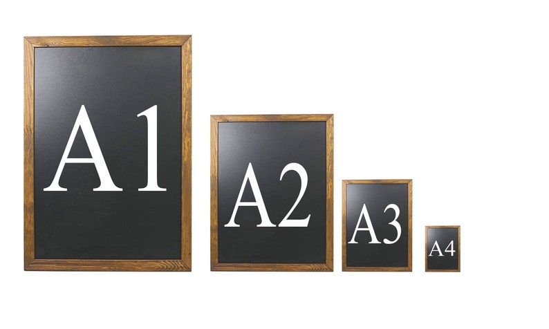 Magnetic Chalkboard A1 A2 A3 A4 Size Large and Small Outdoor Black ...
