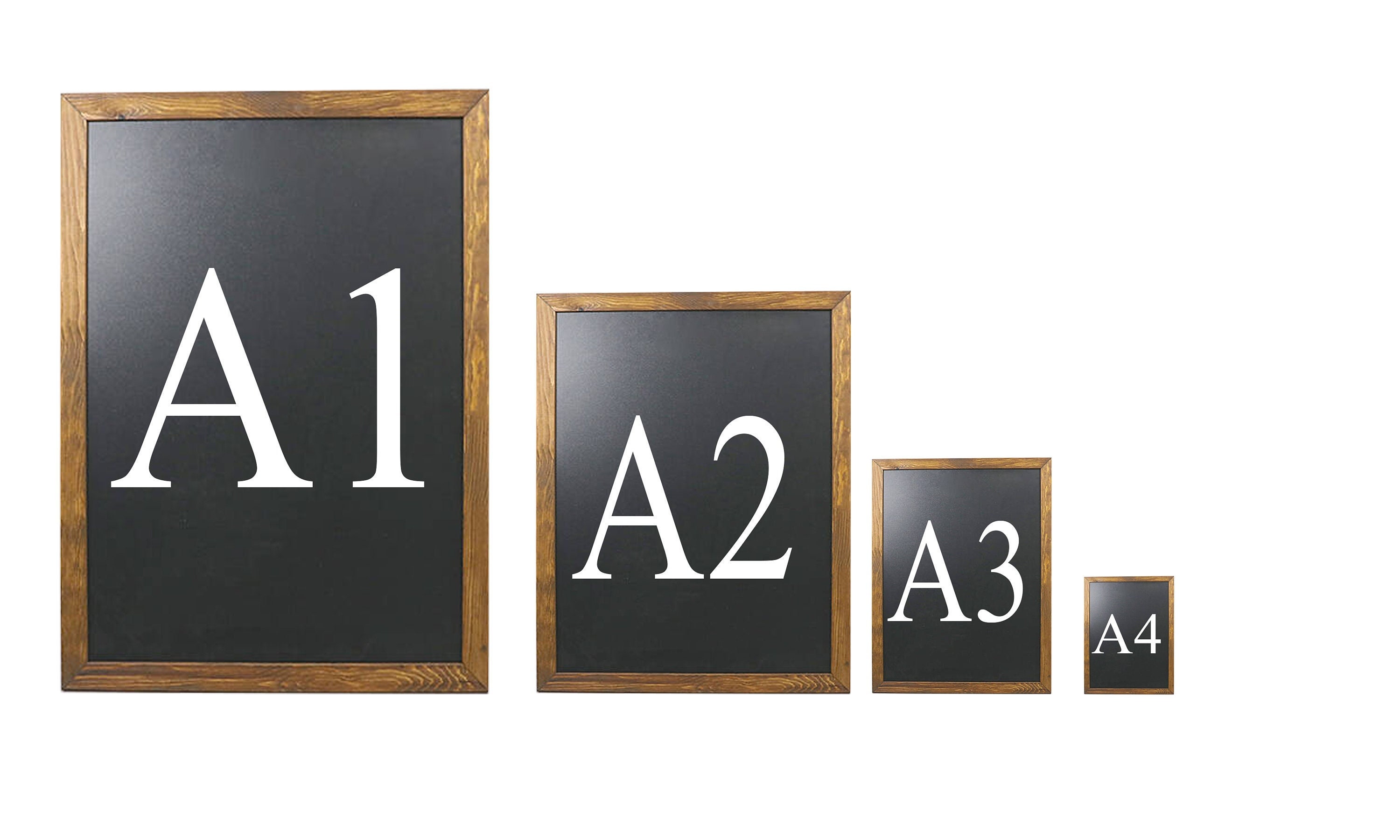 Magnetic Chalkboard A1 A2 A3 A4 Size Large and Small Outdoor Black Chalkboard or Kitchen ...