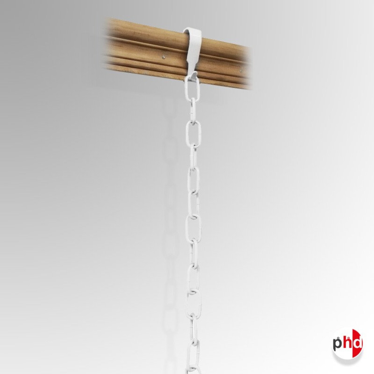 Picture Hanging Chain Kit, White Decorative Brass Hanger Set Picture ...