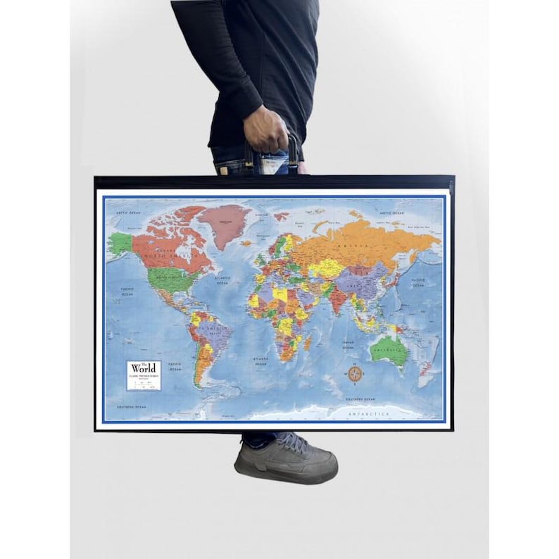 A1 A2 A3 A4 Clear Art Work Carry CASE Portfolio Art File Folder School ...