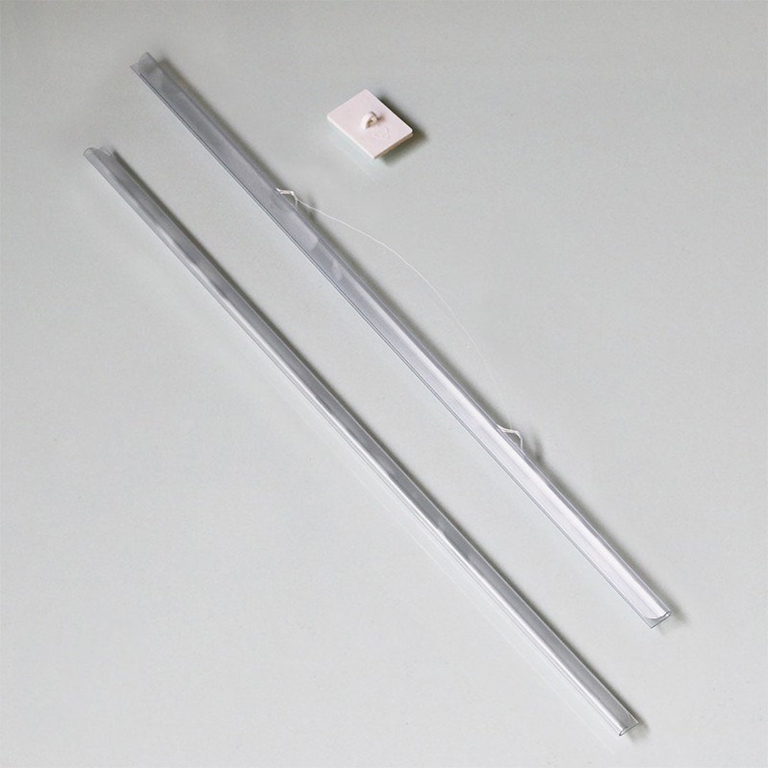 Clear Acrylic Poster Hanger With Adhesive Hook (A0-A4) - Etsy