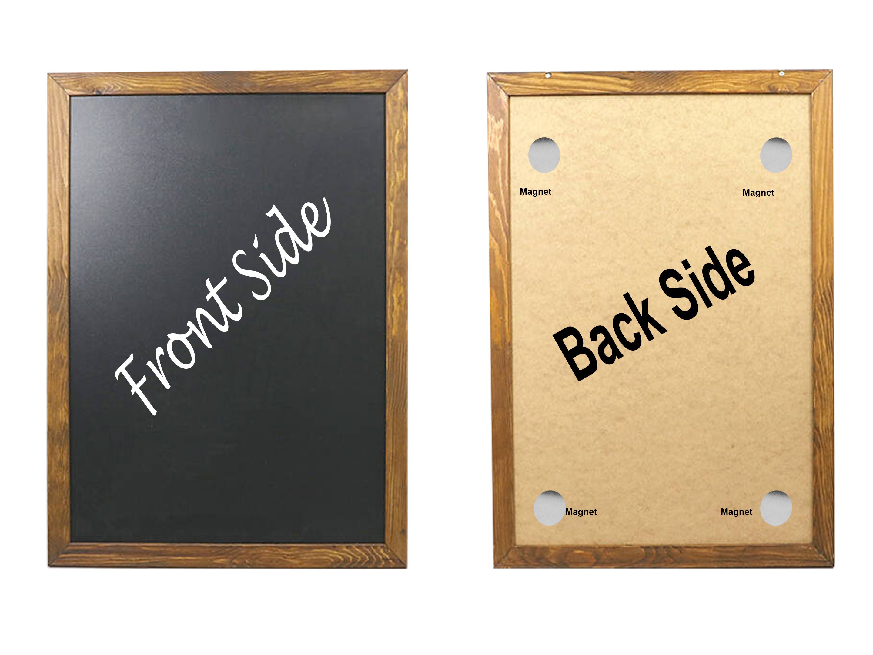 Magnetic Chalkboard A1 A2 A3 A4 Size Large and Small Outdoor Black Chalkboard or Kitchen ...