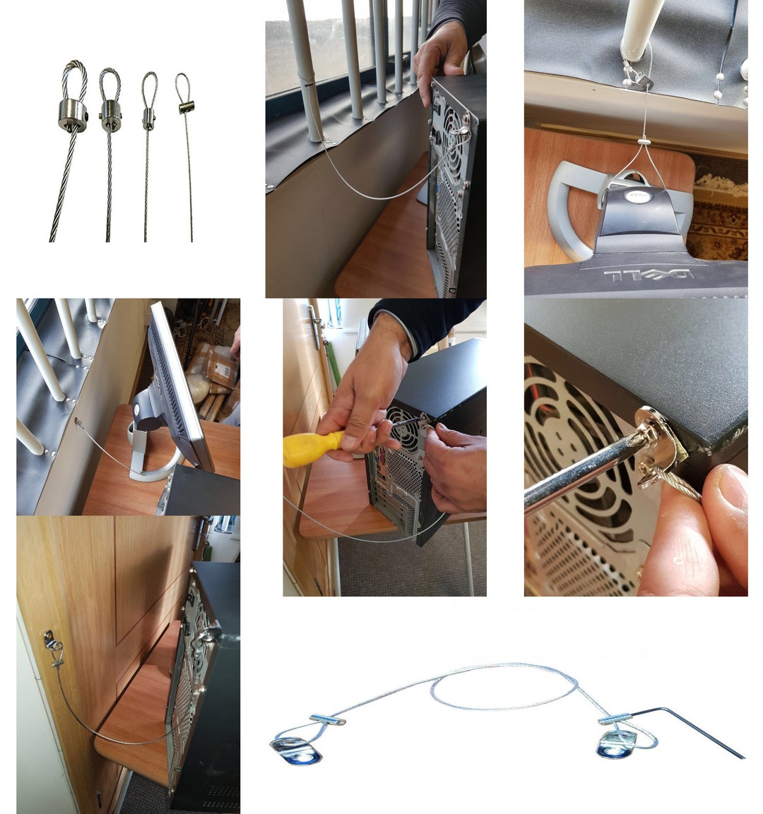 Steel Cable Wire Rope Security KIT Our Top-selling Security Solutions ...