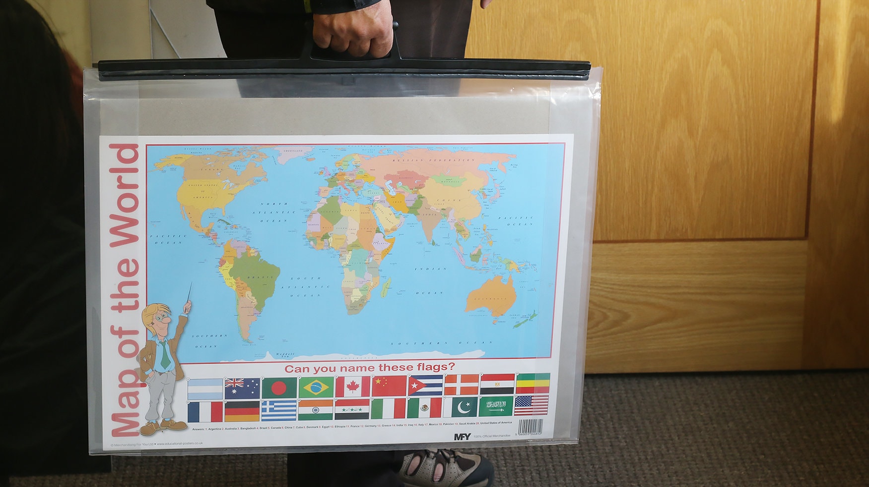 A1 A2 A3 A4 Clear Art Work Carry CASE Portfolio Art File Folder School ...