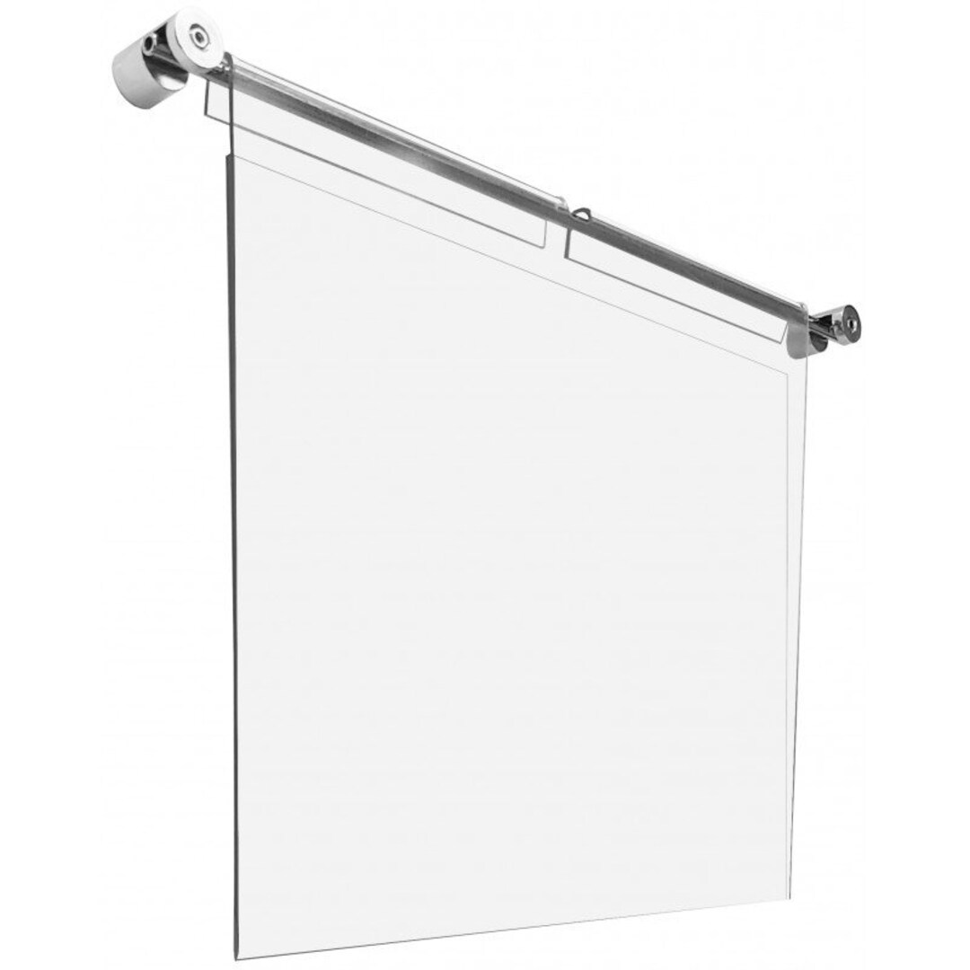 A2 Size Hook-on Acrylic Pocket Kit | Wall to Wall Rod Display Set - Etsy