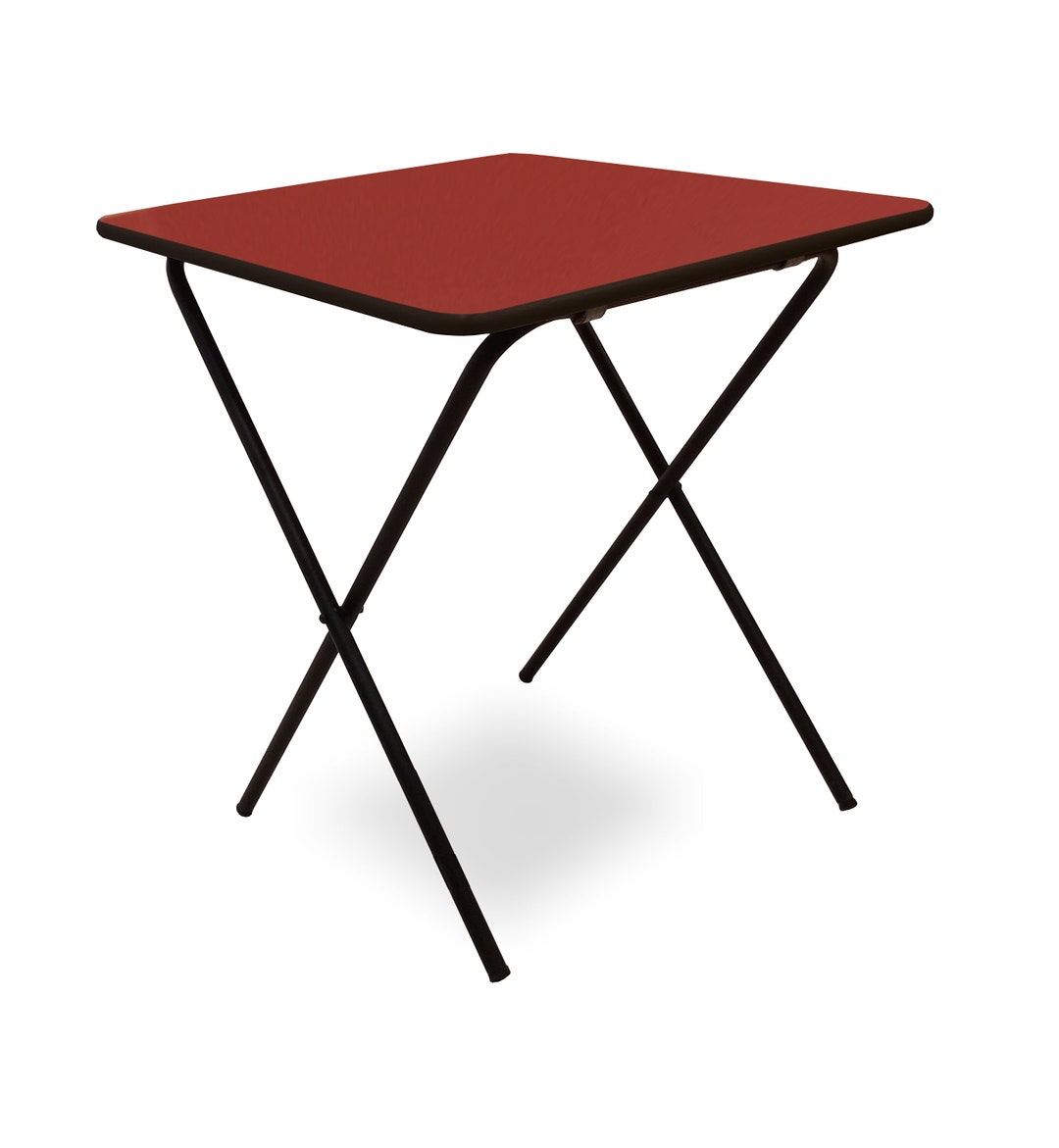 Folding Small Table Red Table Top Patio Table Travel Table Exam Desk ...